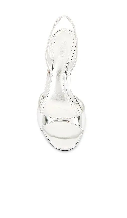 Schutz Scarlett Sling Mid Sandal - Prata