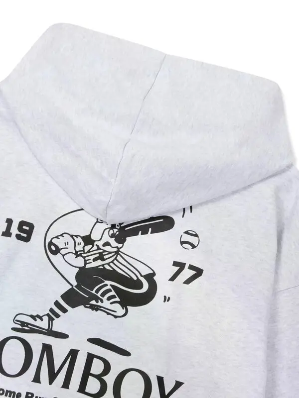 STUDIO TOMBOY Graphic Print Hooded Sweatshirt