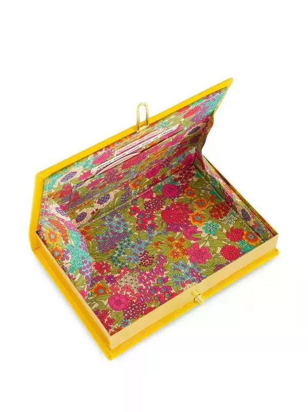 OLYMPIA LE-TAN Embroidered Clutch Bag - Yellow