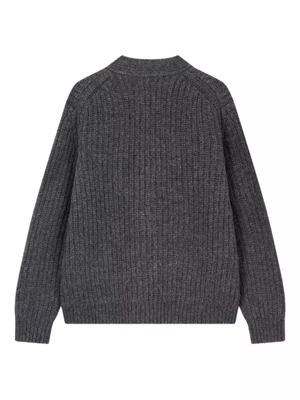 STUDIO TOMBOY Patch Pocket Cardigan - Grey