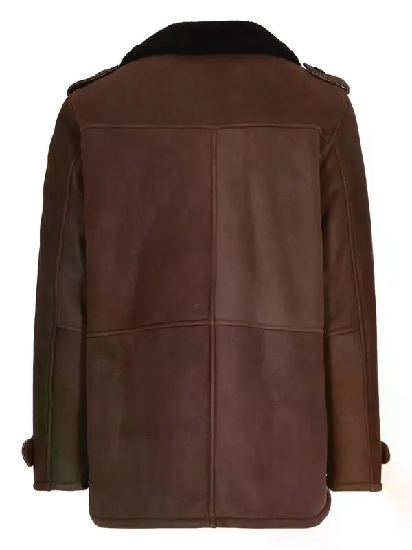 DFOUR Buttoned Leather Jacket