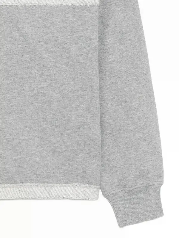 Izzue Crew Neck Sweatshirt With Embroidered Logo - Grey