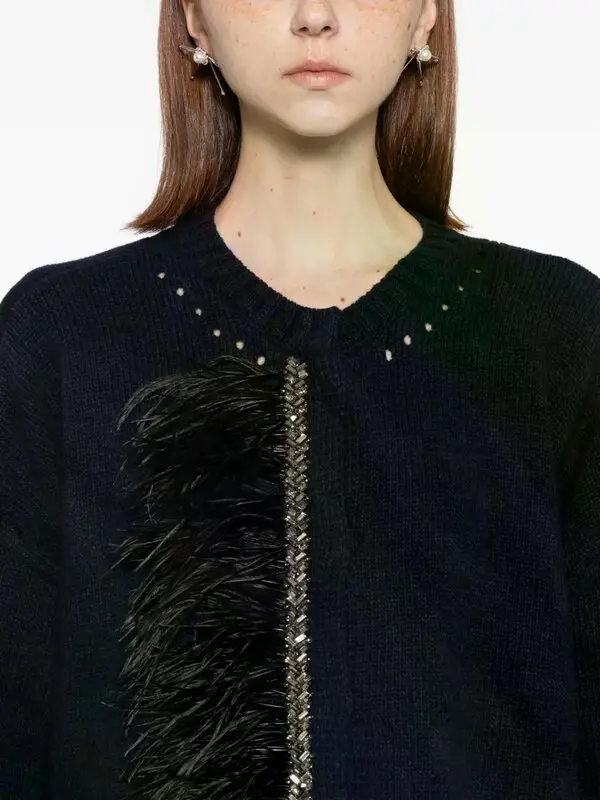Dice Kayek Crystal-embellished Cardigan