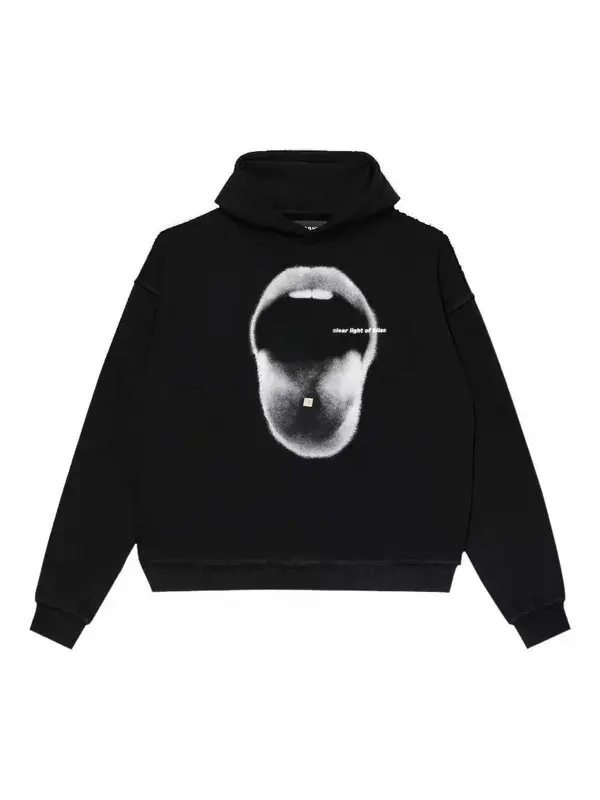 MISBHV Mouth-print Graphic Hoodie - Black