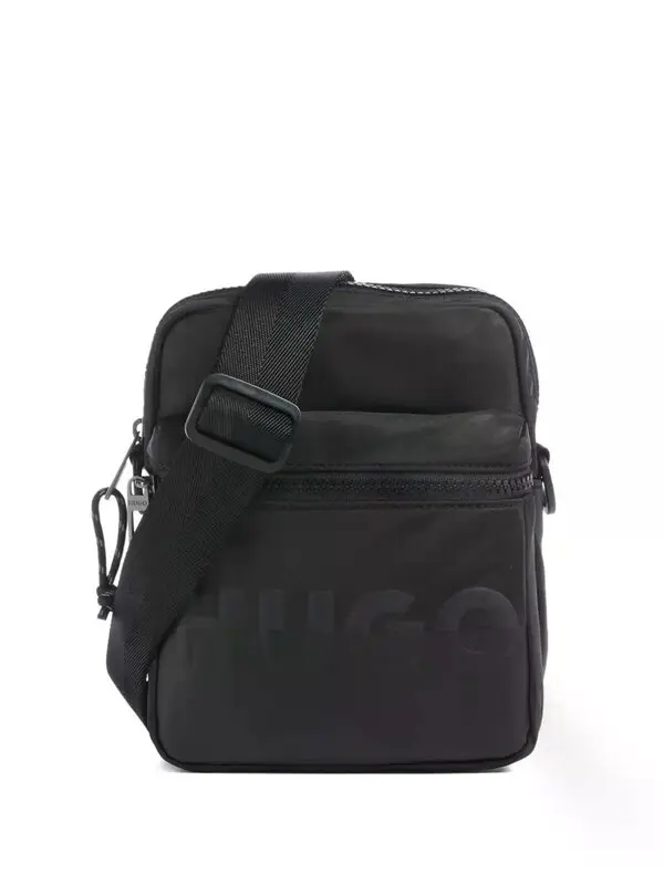 Hugo Boss Logo-embossed Shoulder Bag - Black