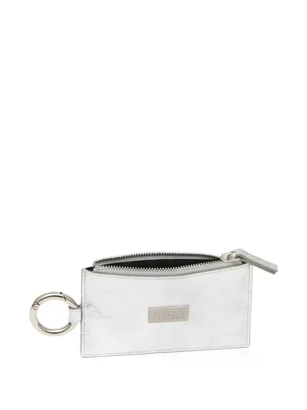 MAISON MARGIELA Zip-ring Wallet - Silver