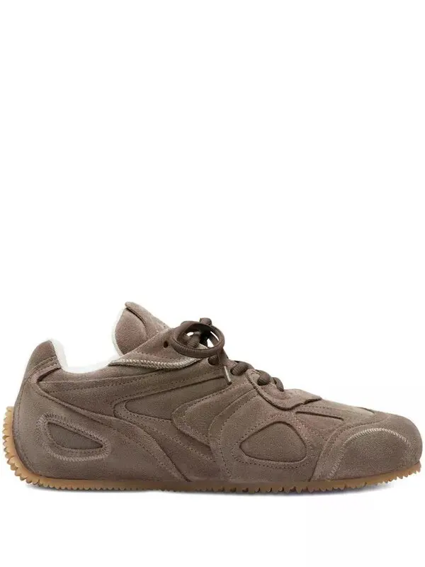 Axel Arigato Slow Runner Layered Suede Sneakers - Brown