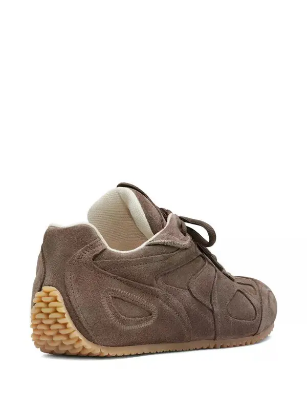Axel Arigato Slow Runner Layered Suede Sneakers - Brown