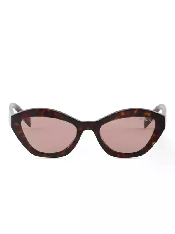 Prada Logo Sunglasses - Brown
