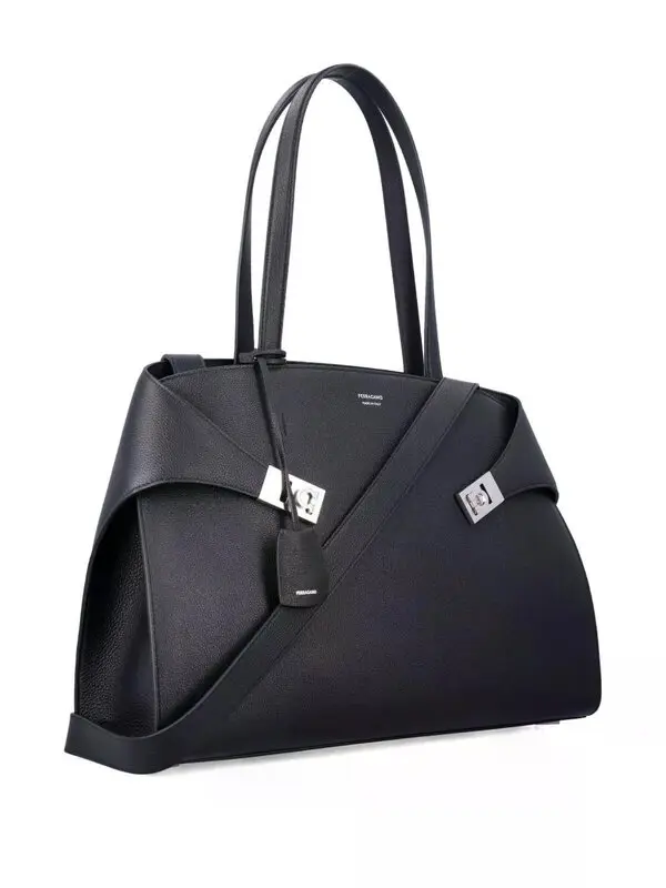 FERRAGAMO Hug Top-zip Leather Shoulder Bag