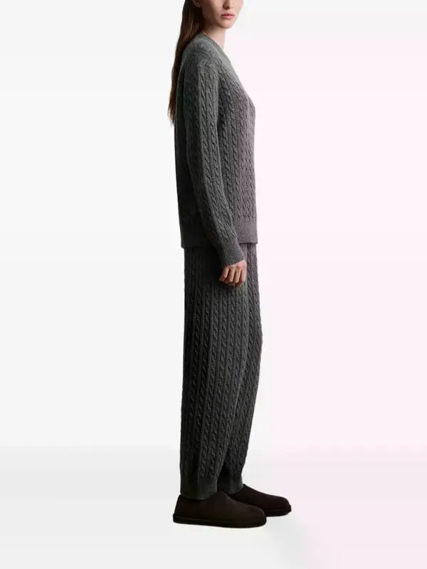 12 STOREEZ Rye Cable-knit Trousers