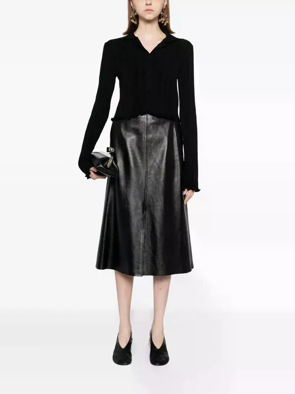 JIL SANDER Frilled Cardigan