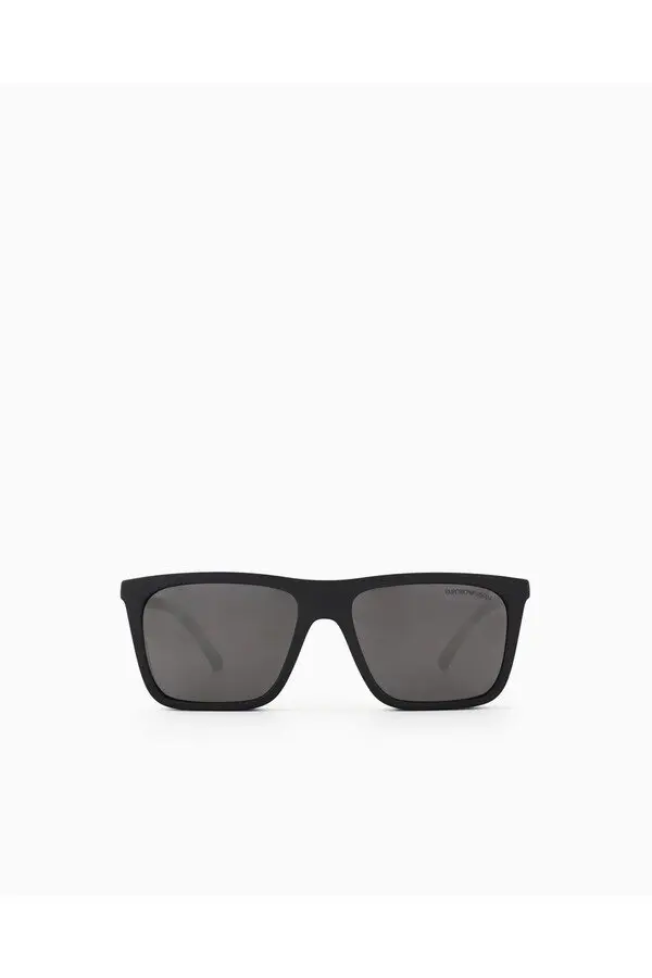 Emporio Armani Square Sunglasses - Black