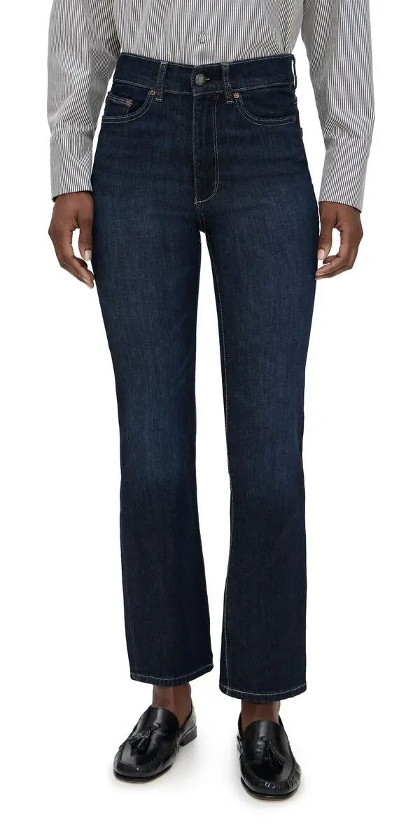 DL1961 Halle Straight High-rise Instasculpt Jeans - Crescent Harbor (dl Ultimate™)