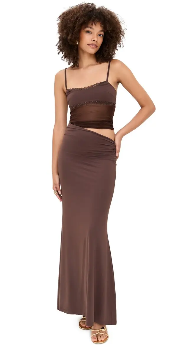 RUNAWAY THE LABEL Celyse Midi Dress