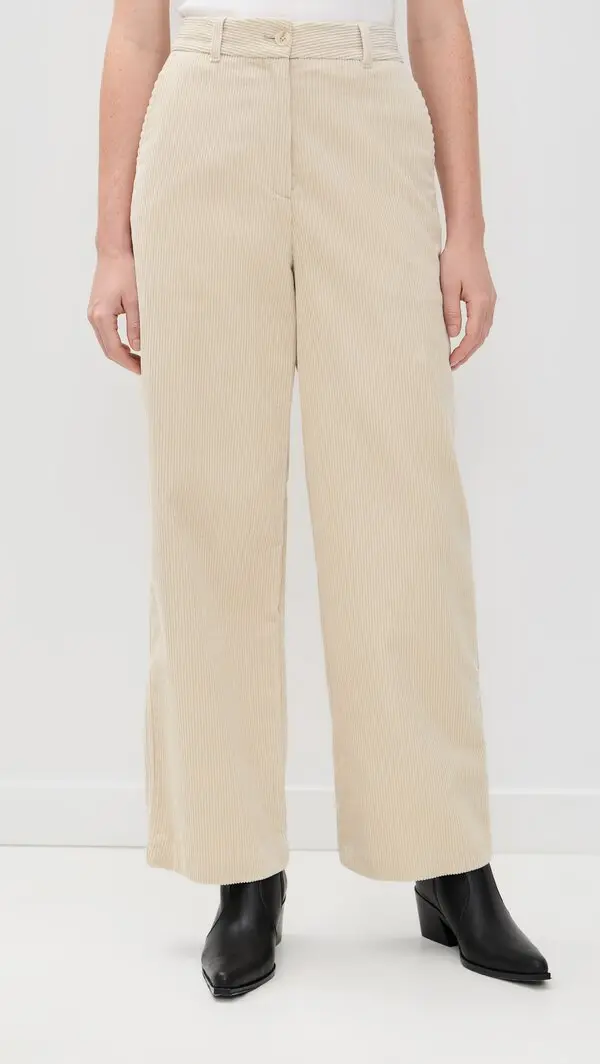 DUNST Semi-wide Corduroy Slacks