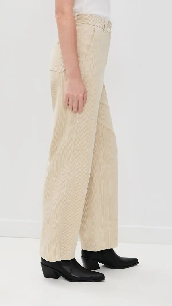 DUNST Semi-wide Corduroy Slacks
