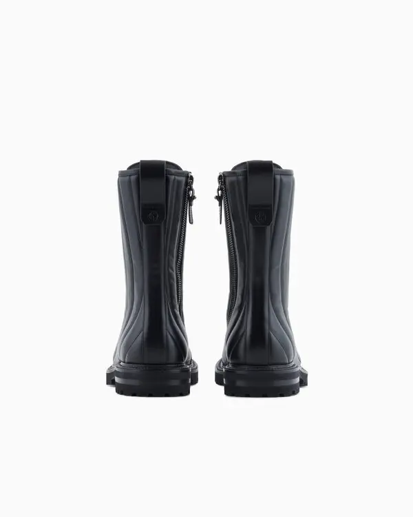 Giorgio Armani Nappa Calfskin Knee-high Boots