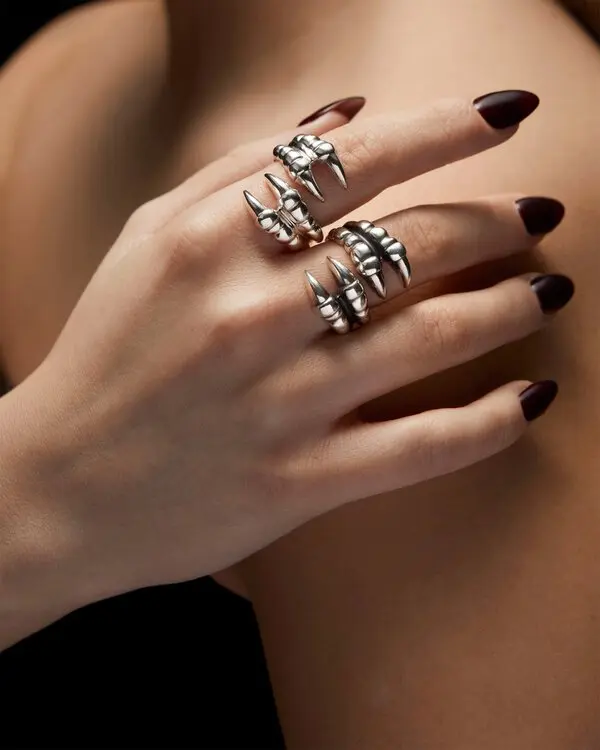 MARIA NILSDOTTER Claw Double Heavy Ring