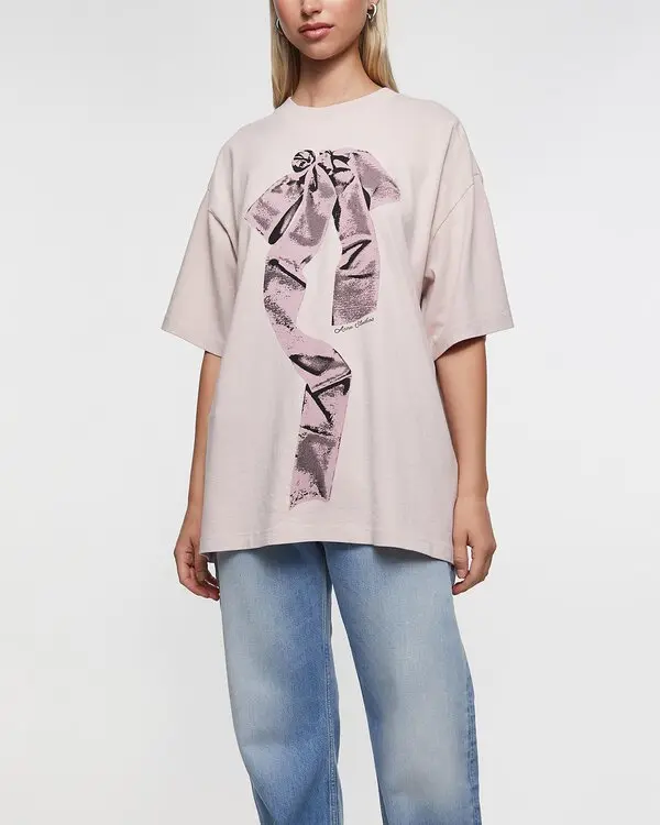 Acne Studios T-shirt Bow Relaxed