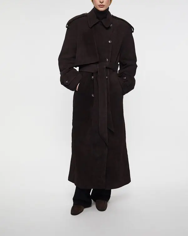 ALMADA Sienna Suede Coat