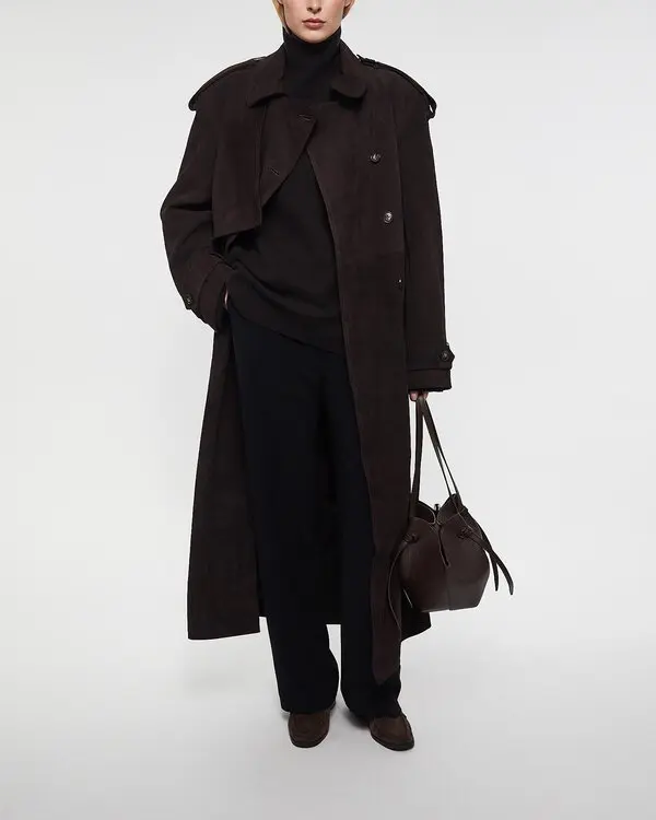 ALMADA Sienna Suede Coat