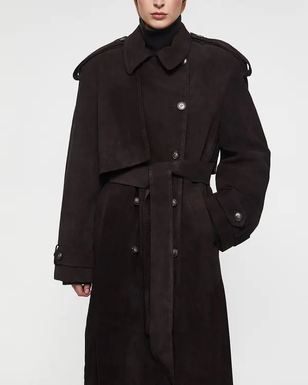 ALMADA Sienna Suede Coat