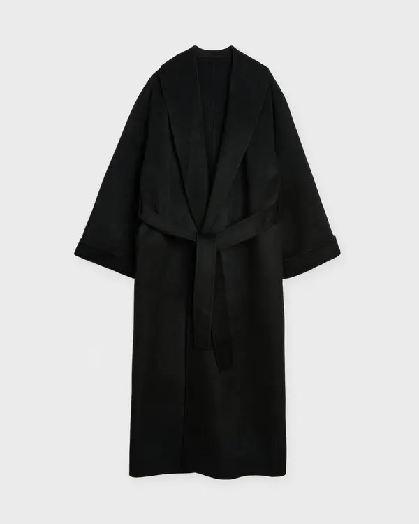 BY MALENE BIRGER Trullem Wool Coat - Black