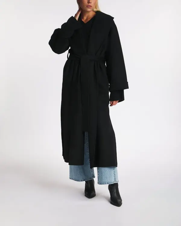 BY MALENE BIRGER Trullem Wool Coat - Black