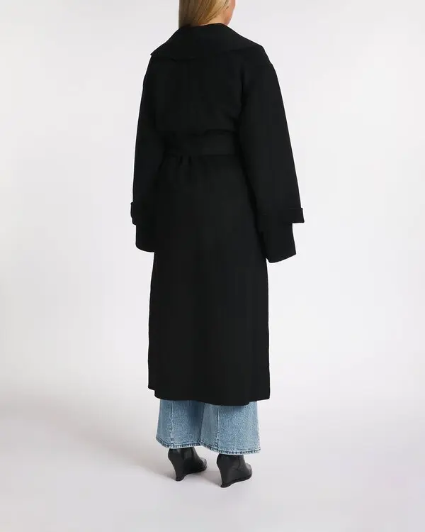 BY MALENE BIRGER Trullem Wool Coat - Black
