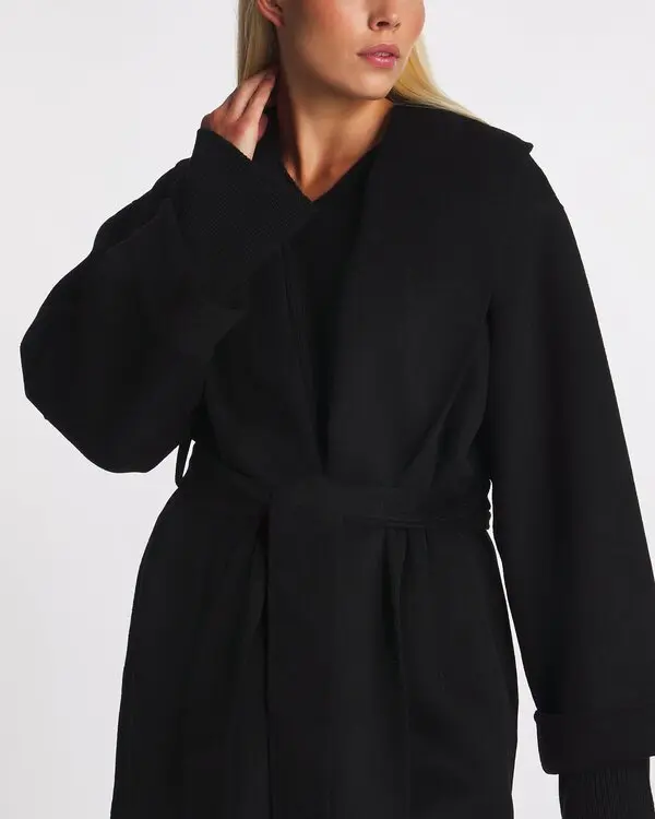 BY MALENE BIRGER Trullem Wool Coat - Black