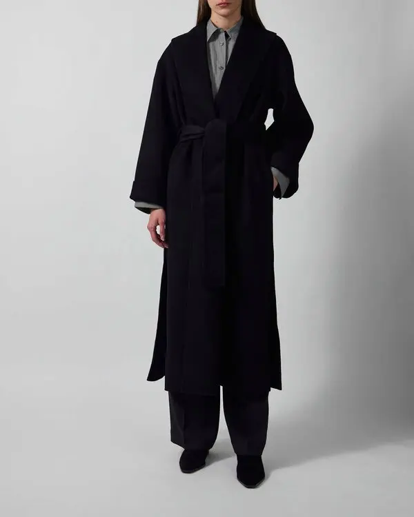 BY MALENE BIRGER Trullem Wool Coat - Black