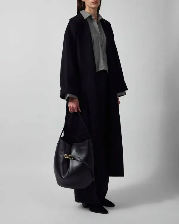 BY MALENE BIRGER Trullem Wool Coat - Black