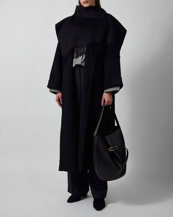 BY MALENE BIRGER Trullem Wool Coat - Black