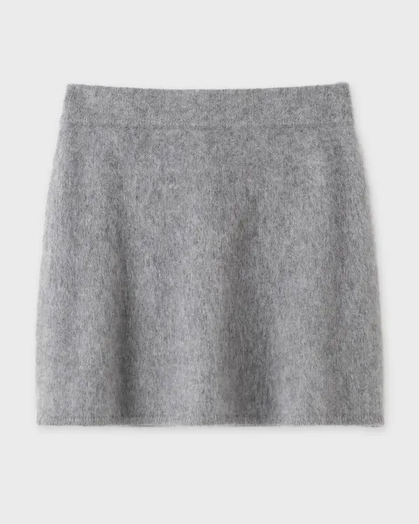 Almada Label Mimi Brushed Cashmere Mini Skirt
