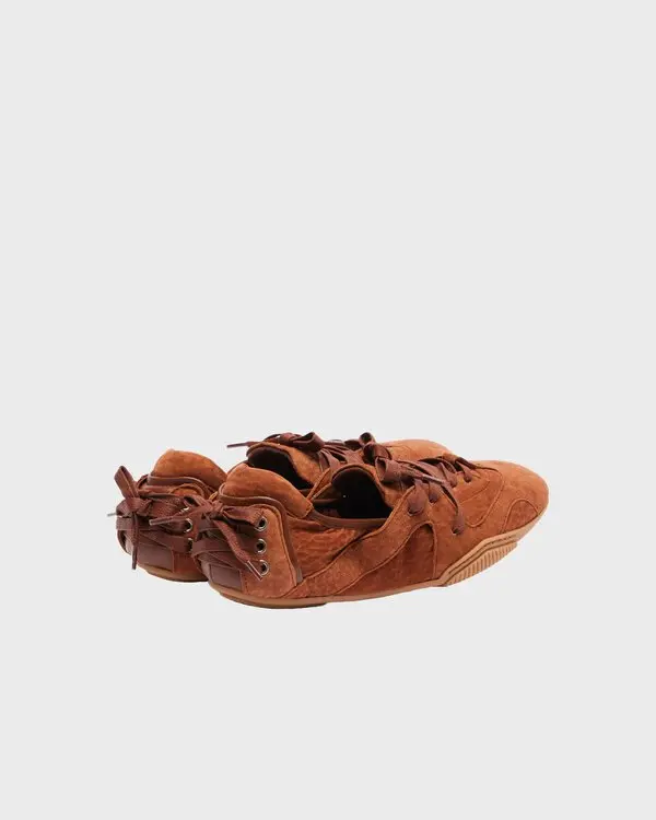 Acne Studios Suede Lace-up Sneakers - Brown