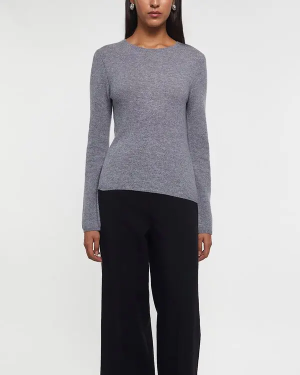 Almada Label Crewneck Cashmere Sweater