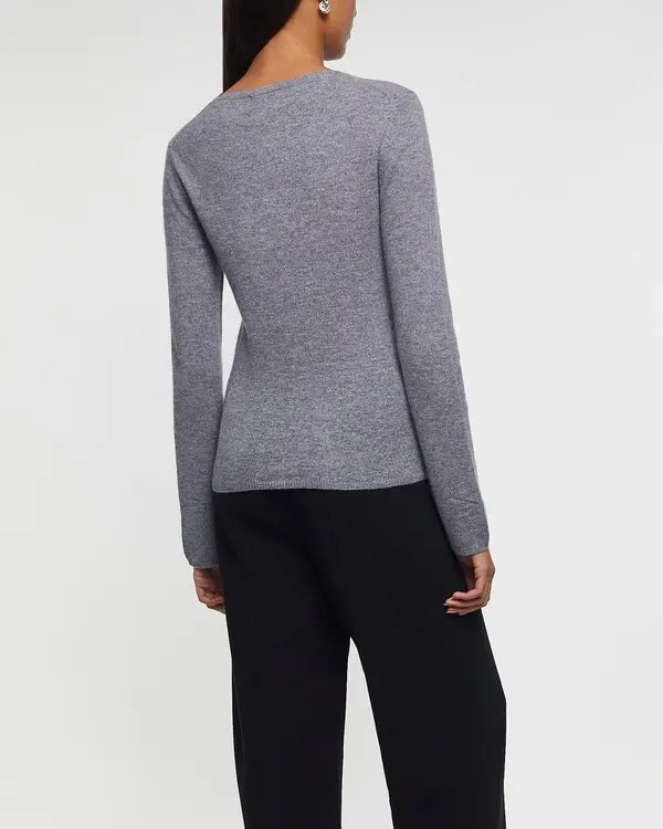 Almada Label Crewneck Cashmere Sweater