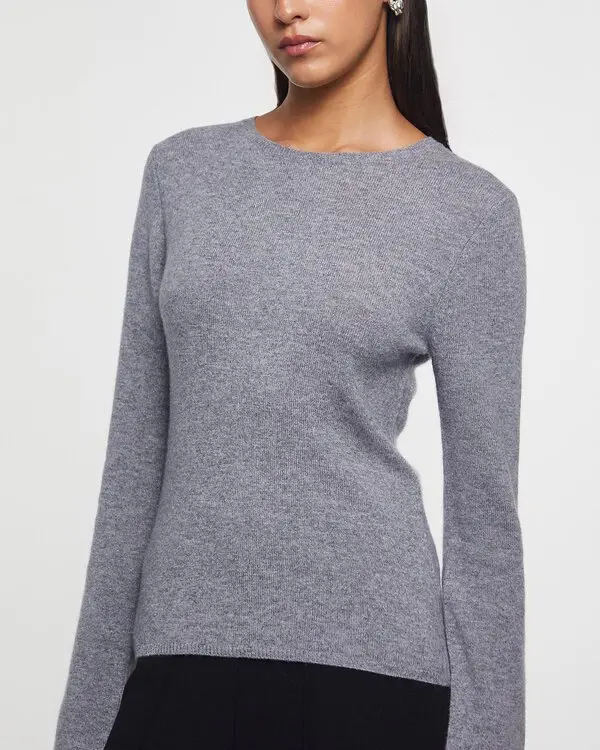 Almada Label Crewneck Cashmere Sweater
