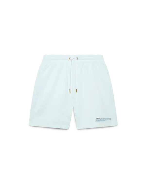 Casablanca Manga Tennis Ball Sweatshorts In Pale Blue - Multicolor