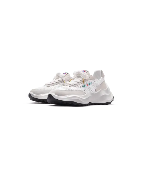 Casablanca Atlantis Off-white Leather Sneakers - Multicolor