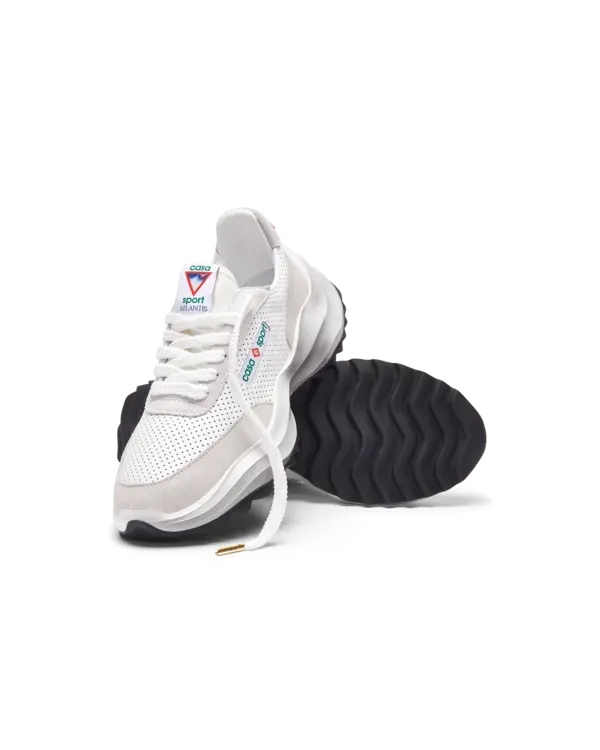 Casablanca Atlantis Off-white Leather Sneakers - Multicolor
