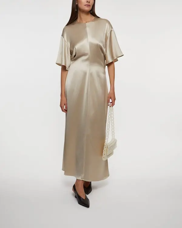 WAKAKUU Satin Dress