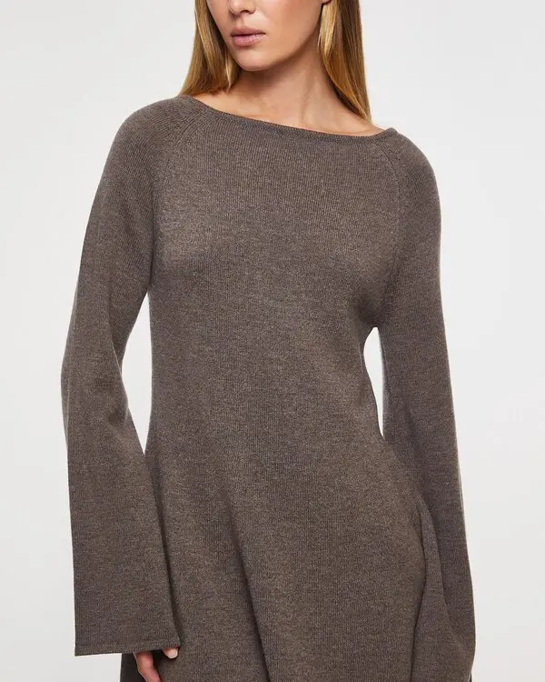 WAKAKUU Nara Wool Mini Dress
