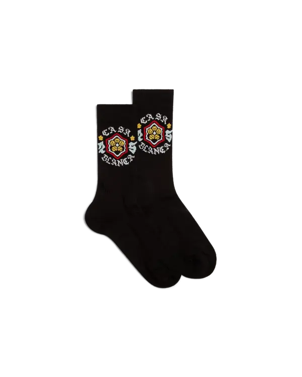 Casablanca Emblem Socks - Multicolor
