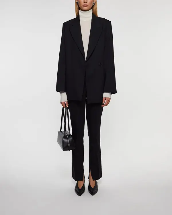 WAKAKUU Abbey Tailored Wool Blend Trousers