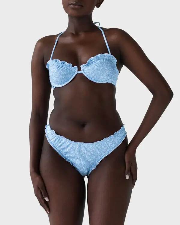 SEAQUELLE Sea Bikini Bottom - Light Blue