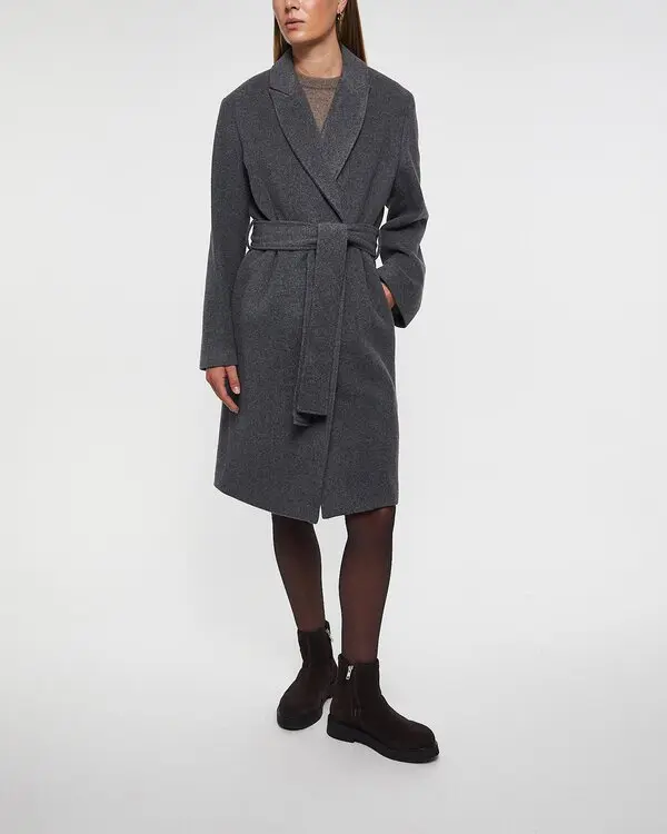 WAKAKUU Wool And Cashmere Double-breasted Coat