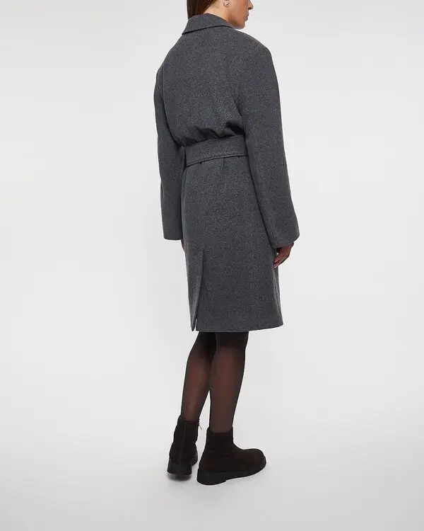 WAKAKUU Wool And Cashmere Double-breasted Coat