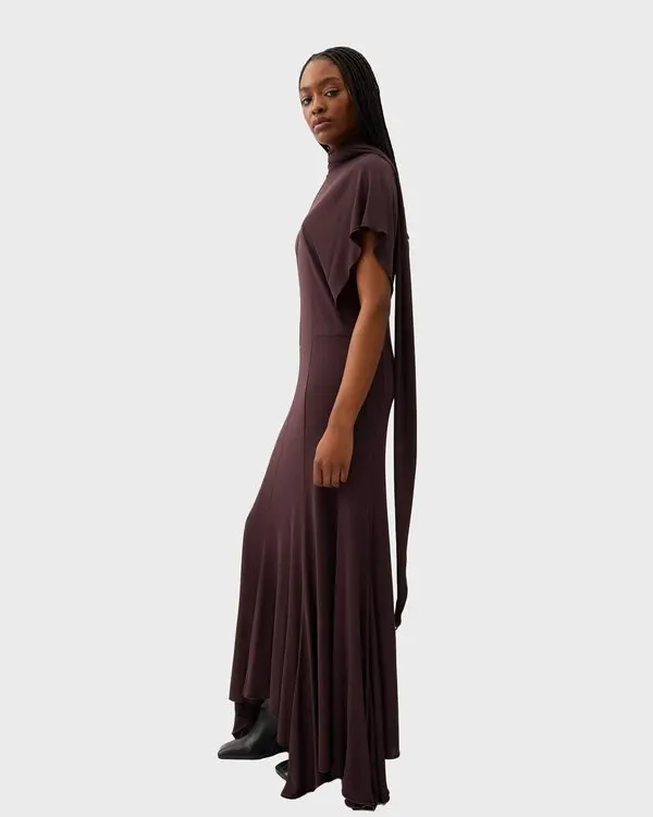 Rodebjer Lou Draped Maxi Dress